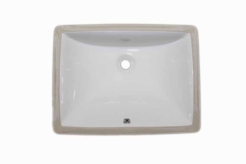 Undermount Rectangle Bathroom Sink with Overflow USR1813