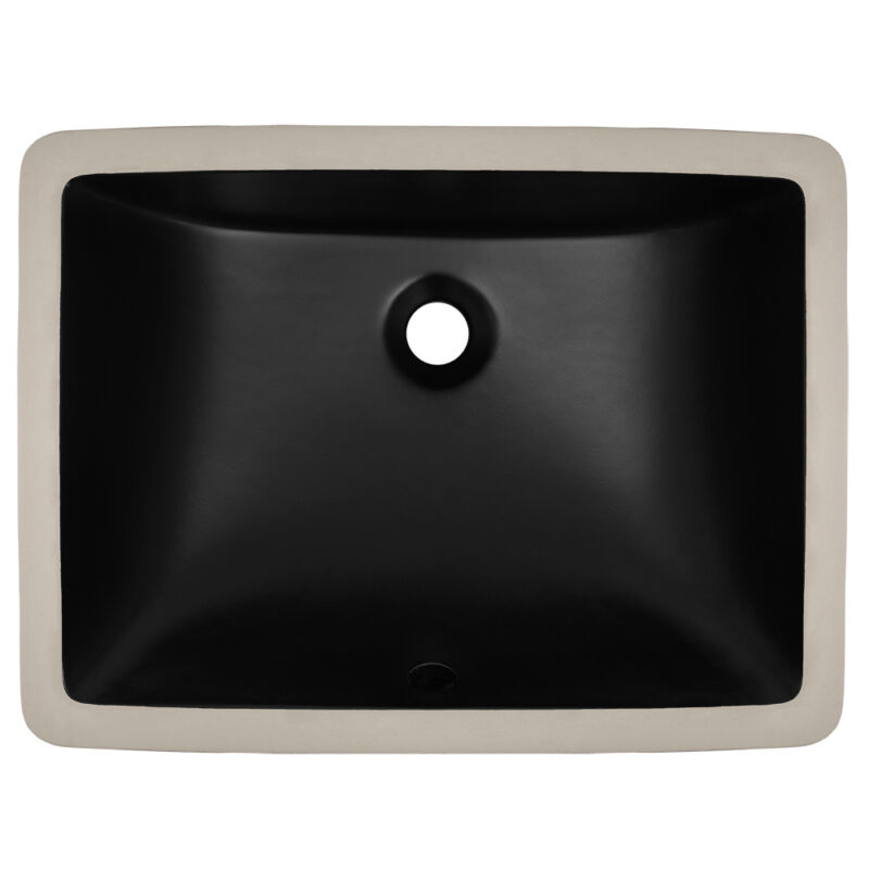 Undermount Rectangle Bathroom Sink with Overflow USR1813