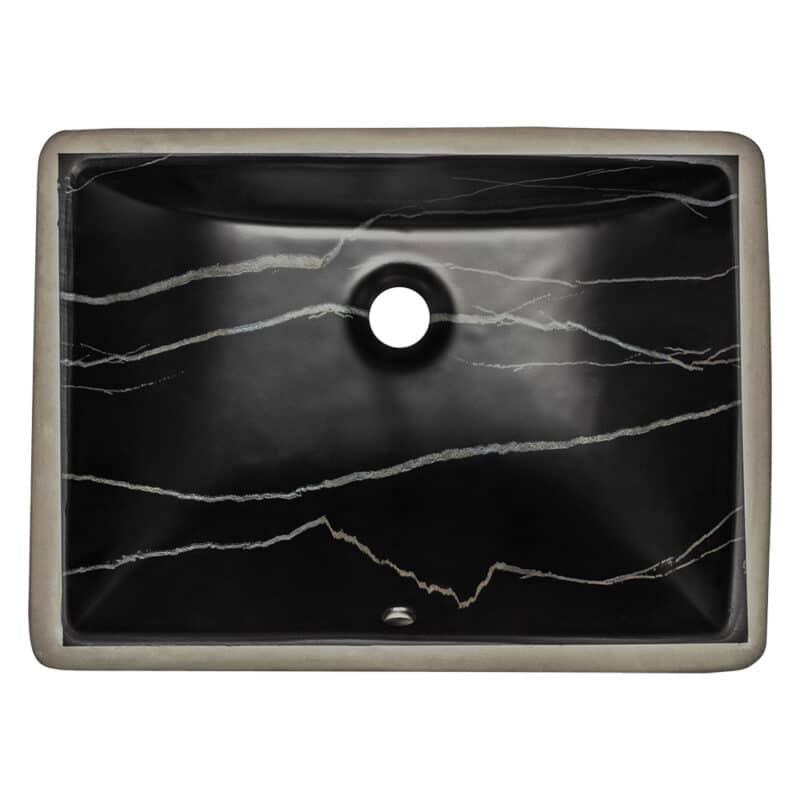 Undermount Rectangle Bathroom Sink with Overflow USR1813