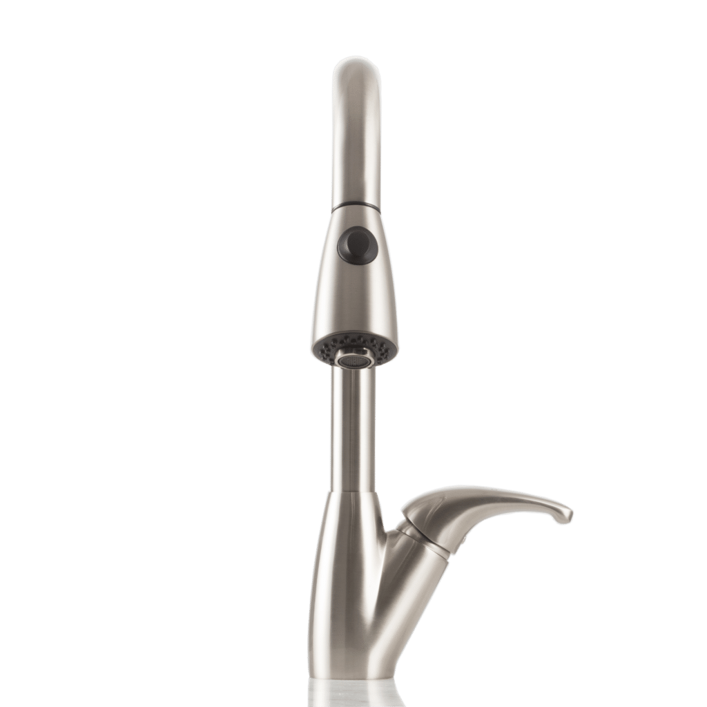 16" H Brushed Nickel Pull-Down Kitchen Faucet | KF1800
