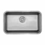 29-3/4″ x 18″ x 9” Stainless Steel Undermount Single Bowl Kitchen Sink ...