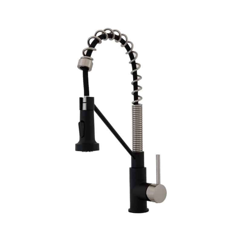 18-5/16″ H Dual-Finish Coil Spring Kitchen Faucet KF2100