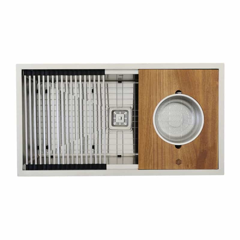 Stainless Steel Roll-Up Kitchen Sink Drying Rack - SRR - Strictly ...