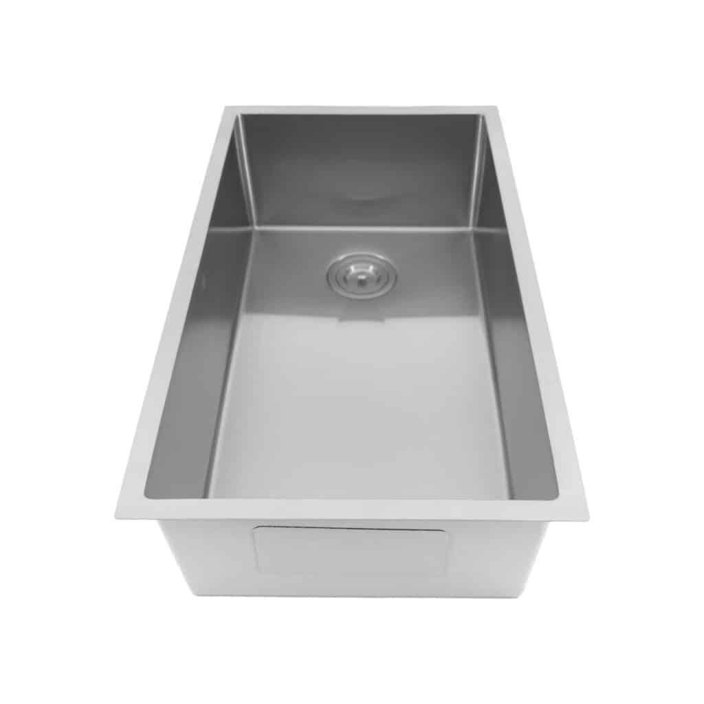 31-1/2" x 18" x 9" Modern + Industrial 16 Gauge Stainless Steel ...