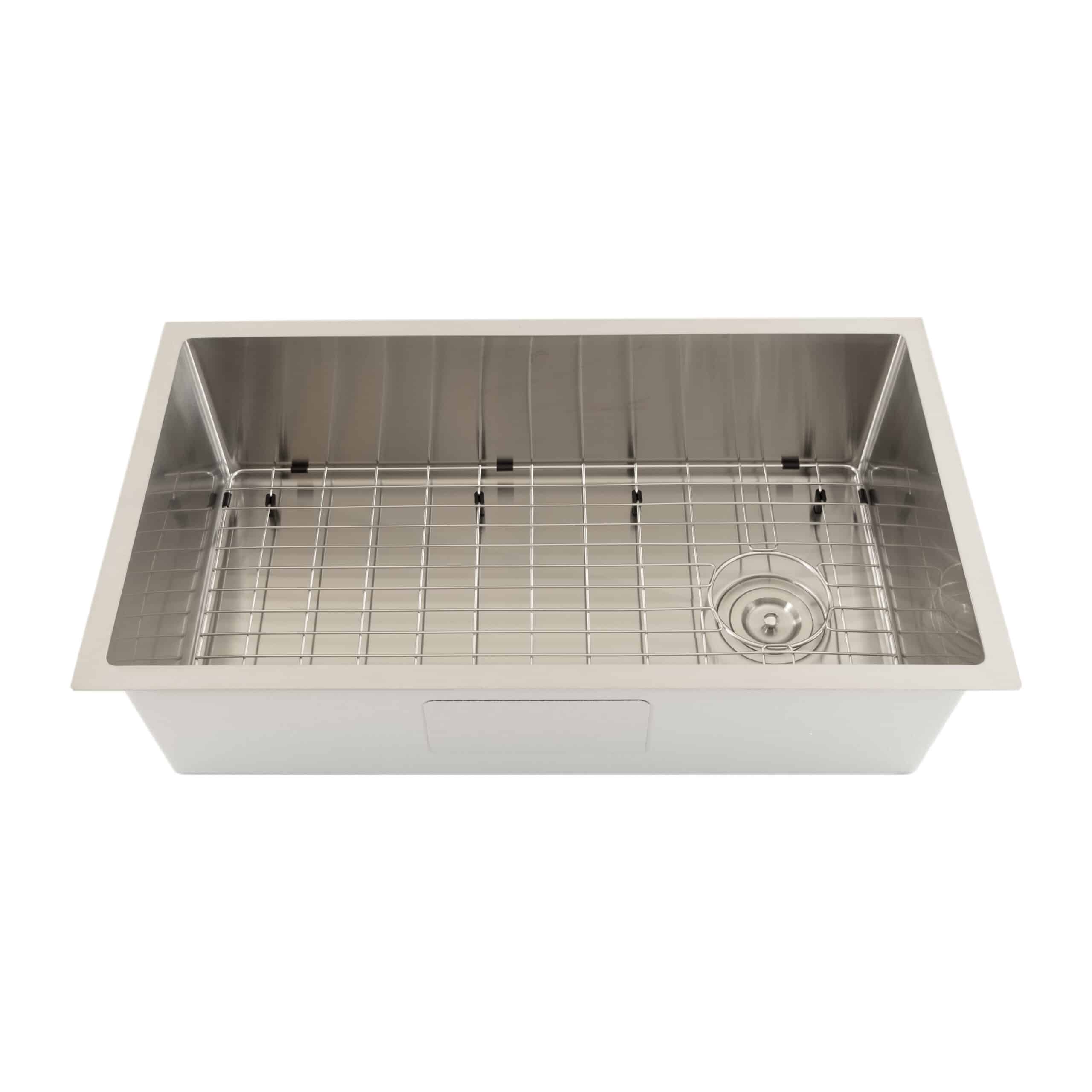 Stainless Steel Sink Grid For R100F with Offset Drain