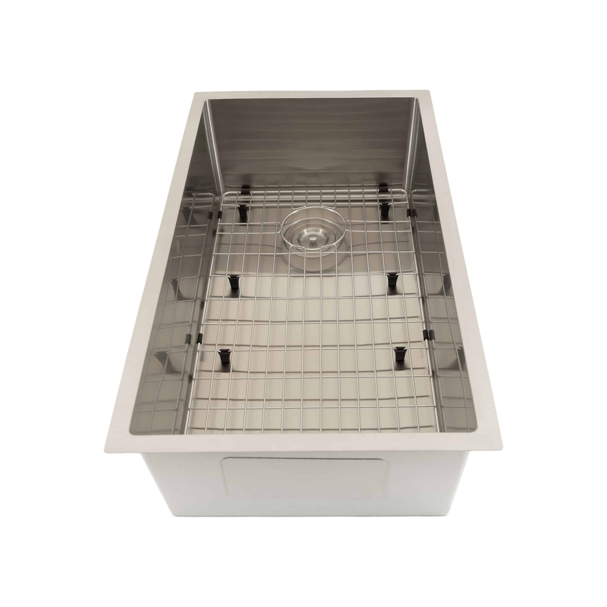 Stainless Steel Sink Grid For R100F with Offset Drain