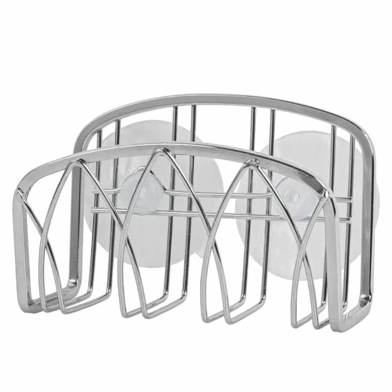 (NEW) Stainless Steel Sponge Holder with Interlaced Arc Design ...