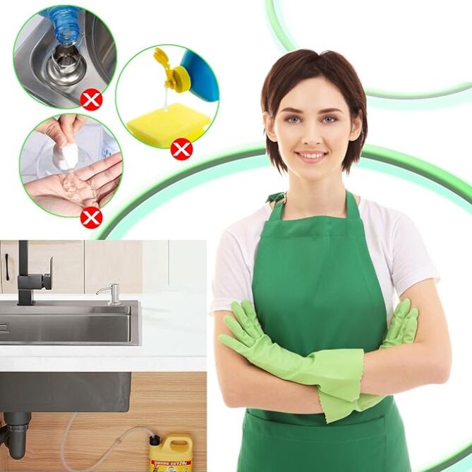 Sink Soap Dispenser Extension Tube Kit - 47" Long Sink Soap Dispensers ...