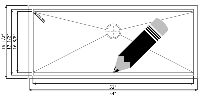 6.5" Retro-Fit Straight Front Single/Double Bowl Stainless Steel Apron ...